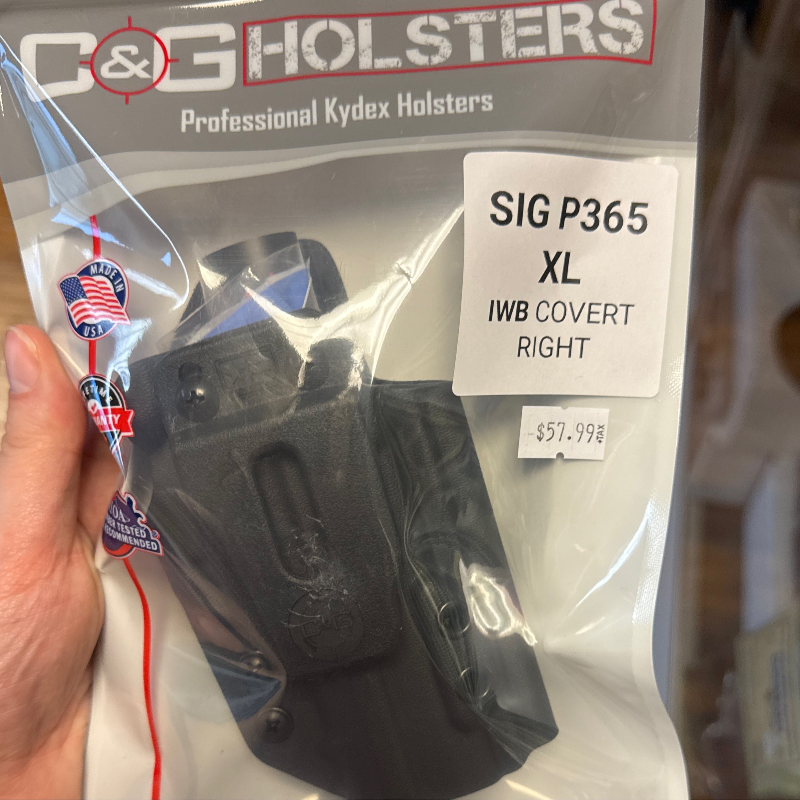 Sig P365 XL IWB covert | Pensacola Safety Warehouse